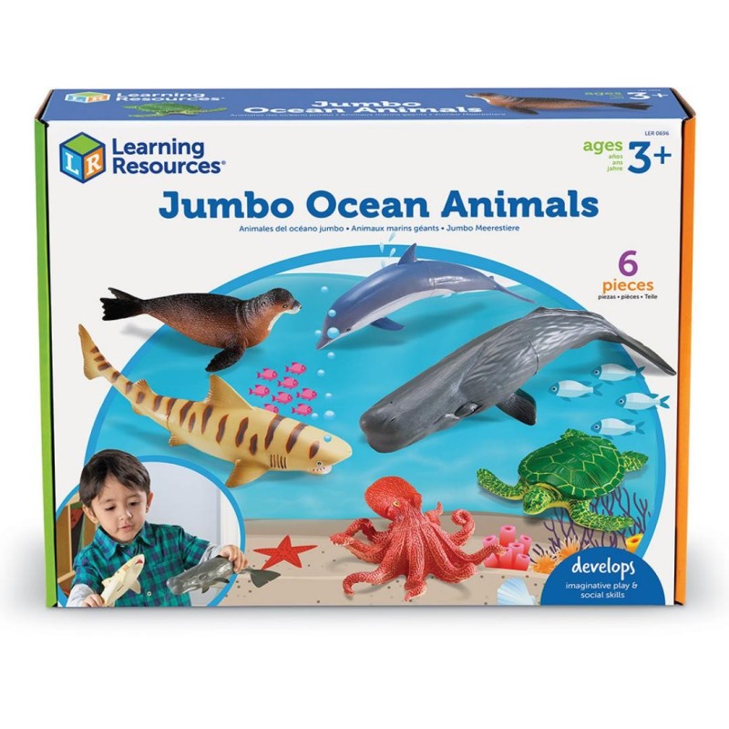 SET 6 ANIMALES MARINOS JUMBO